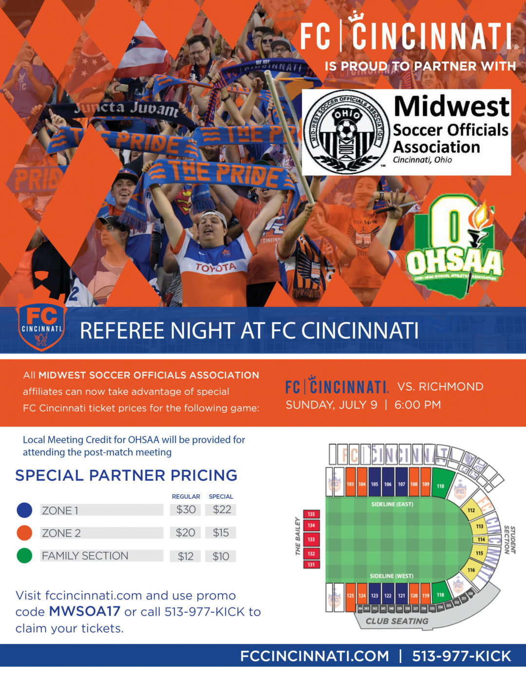 FC Cincinnati - Referee Night - Save the DATE: Sunday, July 9th 6PM ...